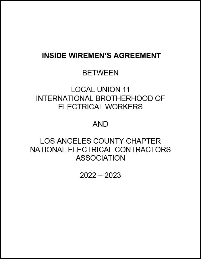 CONTRACTS – IBEW